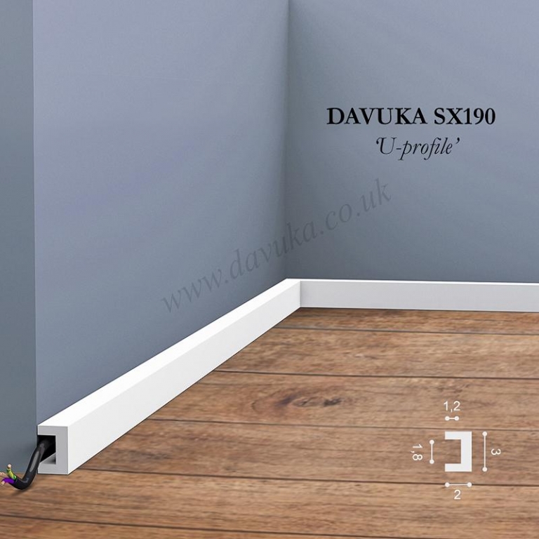 CSX190 lighting trough - use in a multitude of design applications