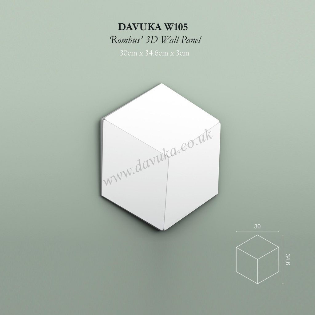 W105 Rhombus wall panel