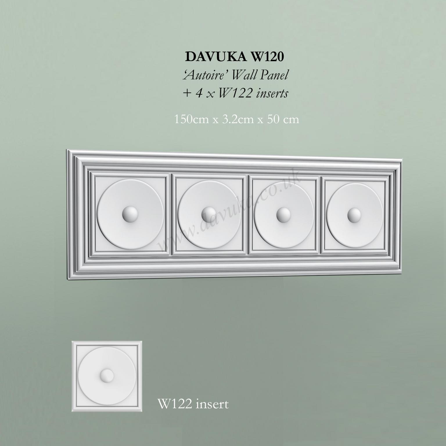 W120 + 4x W122 'Autoire' Wall panel - Davuka