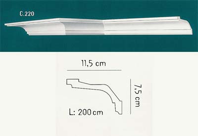 C220 cornice | Davuka