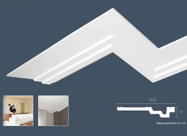 C353 Contemporary Cornice